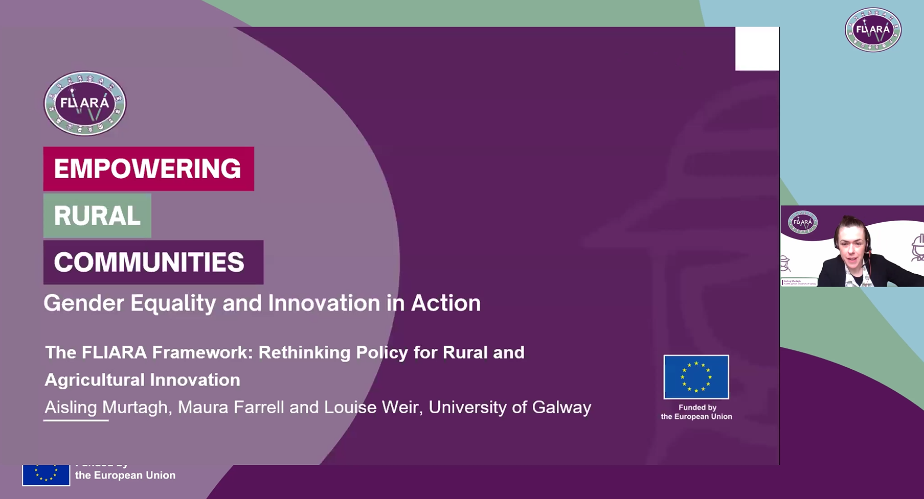 Building Inclusive Rural Futures: The FLIARA Webinar on Gender Equality ...